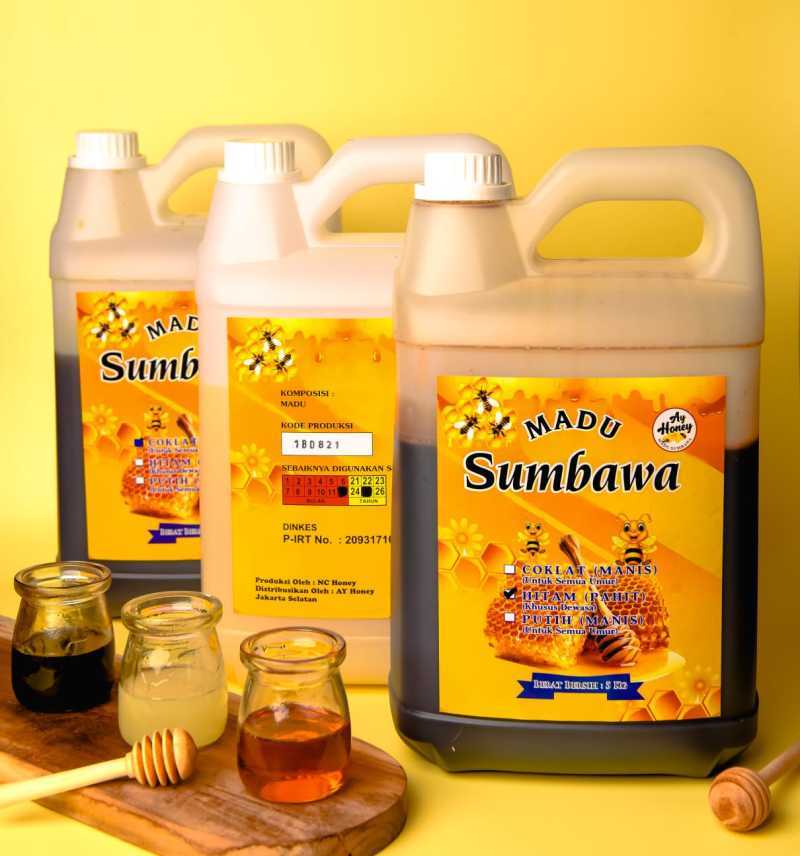 Jual Madu Asli Sumbawa Kemasan Jerigen Netto 5kg - Putih Manis Di ...