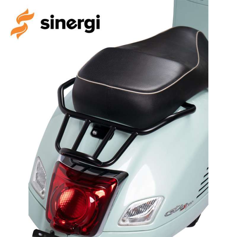 Promo Sporty Rear Rack For Vespa Gts (chrome / Black) Diskon 3% Di ...