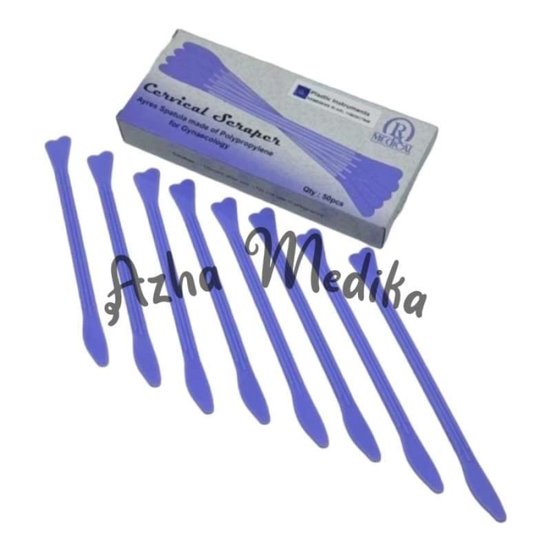 Promo Cervical Seraper Plastic / Ayres Spatula Plastik Isi 50 Pcs ...