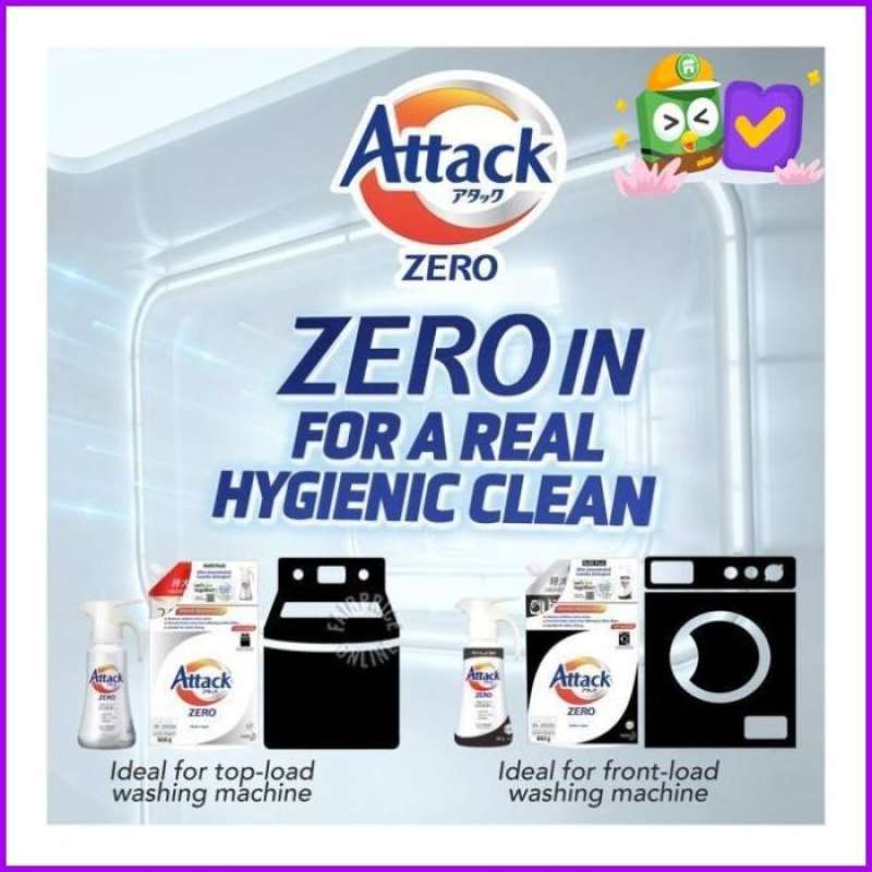 Promo Attack Zero Laundry Detergent (400g) Best Seller Diskon 23% Di Seller Devide Store ...