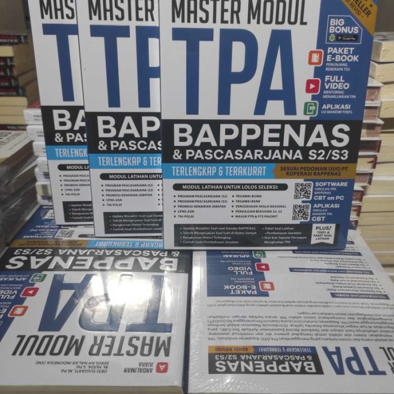 Promo Buku Best Master Modul Tpa Bappenas & Pascasarjana S2/s3 Terbaru!! Diskon 23% Di Seller ...