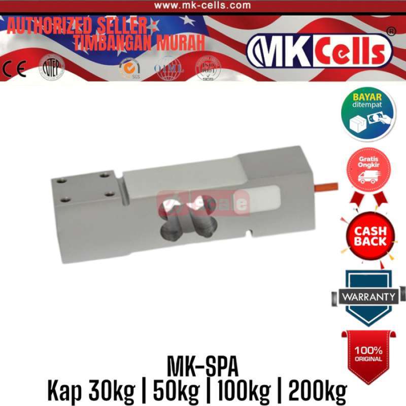 Promo Load Cell Single Point Mk Cells Spa Kap 200kg Diskon 23% Di Seller Darmaroca - Cengkareng ...