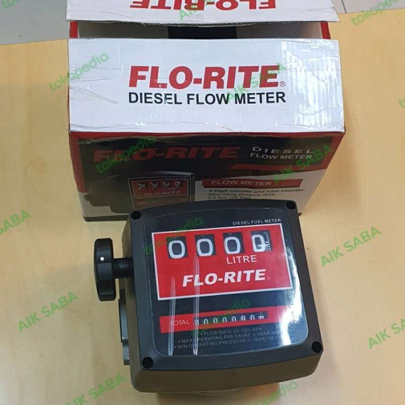 Promo Flow Meter Solar / Flo Rite 4 Digit 1 Inch / Pompa Solar Diskon ...
