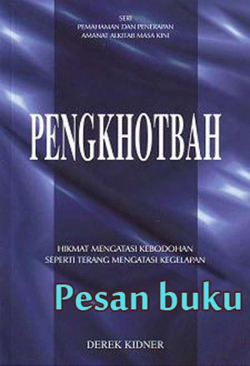 Promo Buku Pengkhotbah (derek Kidner) Diskon 23% Di Seller Anjangsana ...