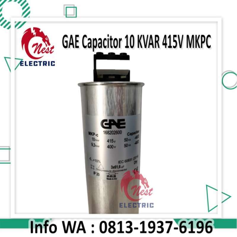 Promo Kapasitor Capacitor Bank Gae 10 Kvar 415v Mkpc 3 Phase Diskon 23% ...