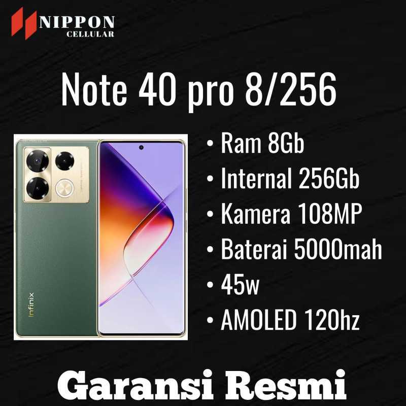 Jual Infinix Note 40 Pro 8/256 Amoled 3d Curved Garansi Resmi Di Seller ...