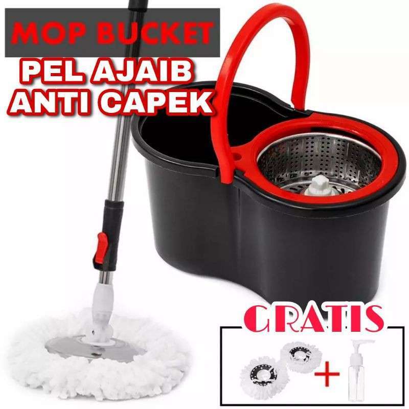 Jual Pel Lantai Ultra Mop Anti Capek Bisa Putar Pel An Lantai Bisa ...