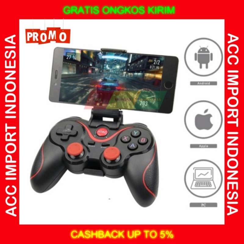 Promo Gamepad Joystick X3 Bluetooth Ml Pubg Fire Android Ios Wireless ...