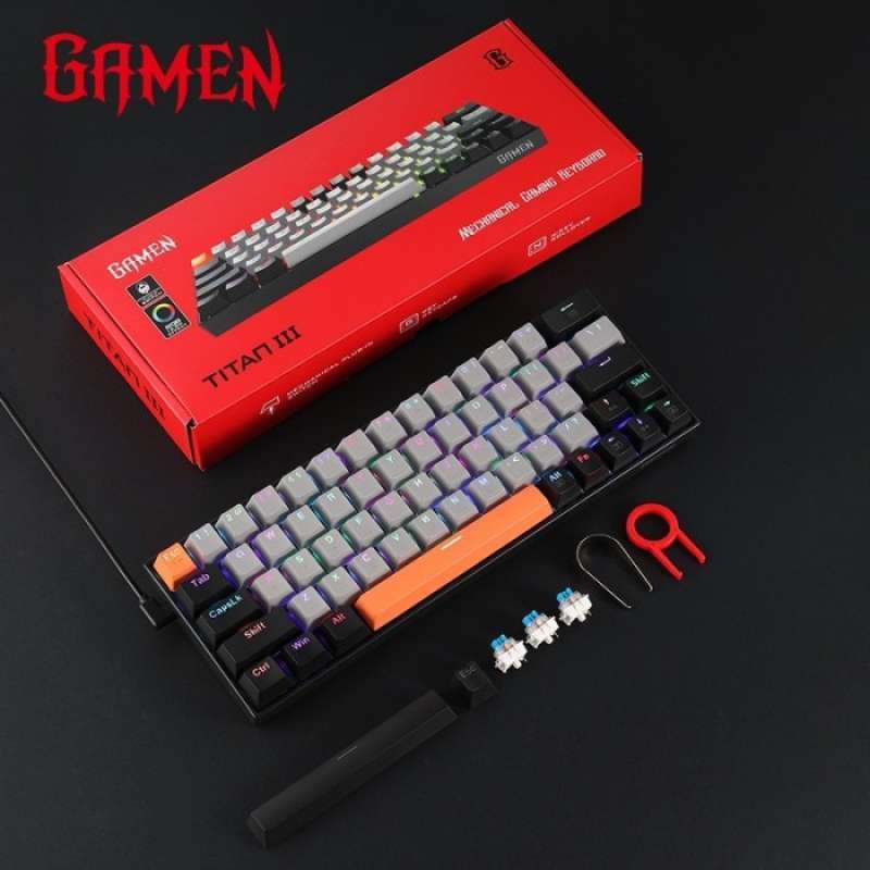 Promo Keyboard Mechanical Switch Gaming Keyboard Wired Rgb Gamen Titan ...