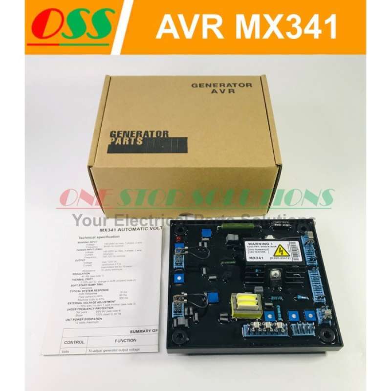 Promo Automatic Voltage Regulator Mx-341 Mx341 Avr Mx 341 Avr Genset ...
