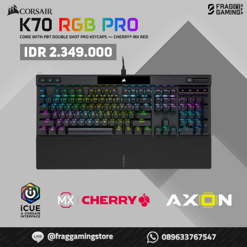 Promo Cors K70 Rgb Pro Fullsize Cherry Mx / K70pro Rgb Gaming Keyboard Diskon 23% Di Seller ...