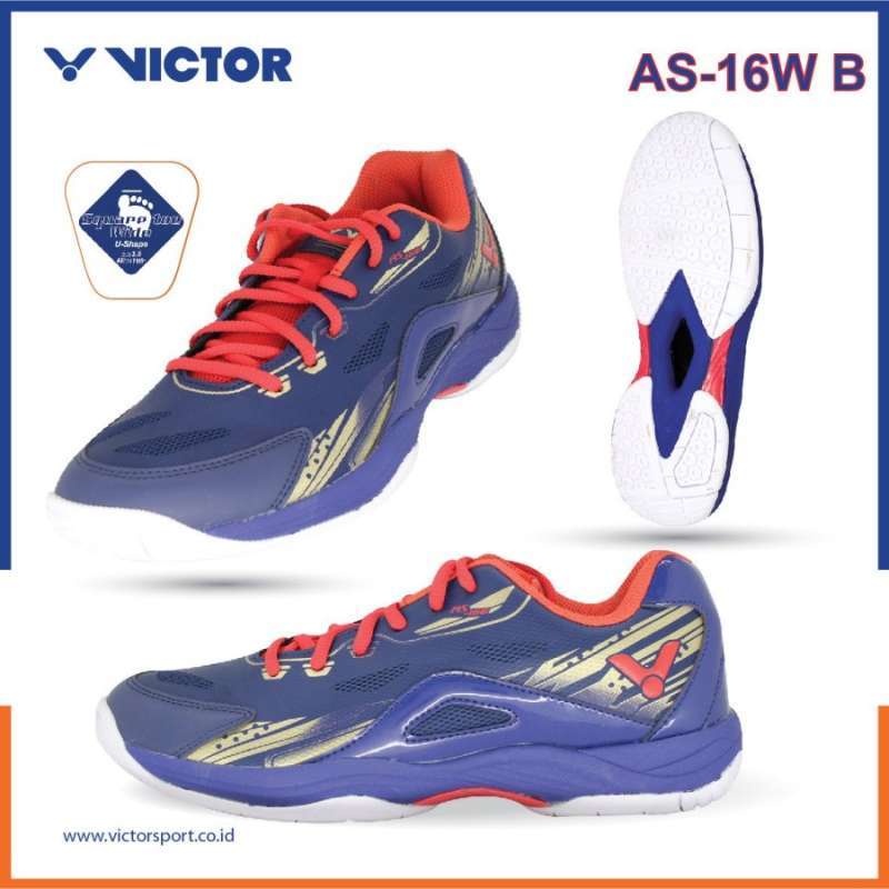 Jual Sepatu Badminton Victor As-16w Asean - Black/gray (ch) 38 Di ...