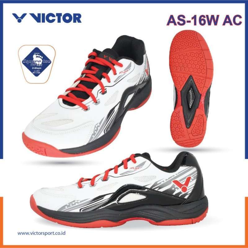 Jual Sepatu Badminton Victor As-16w Asean - Black/gray (ch) 38 Di ...