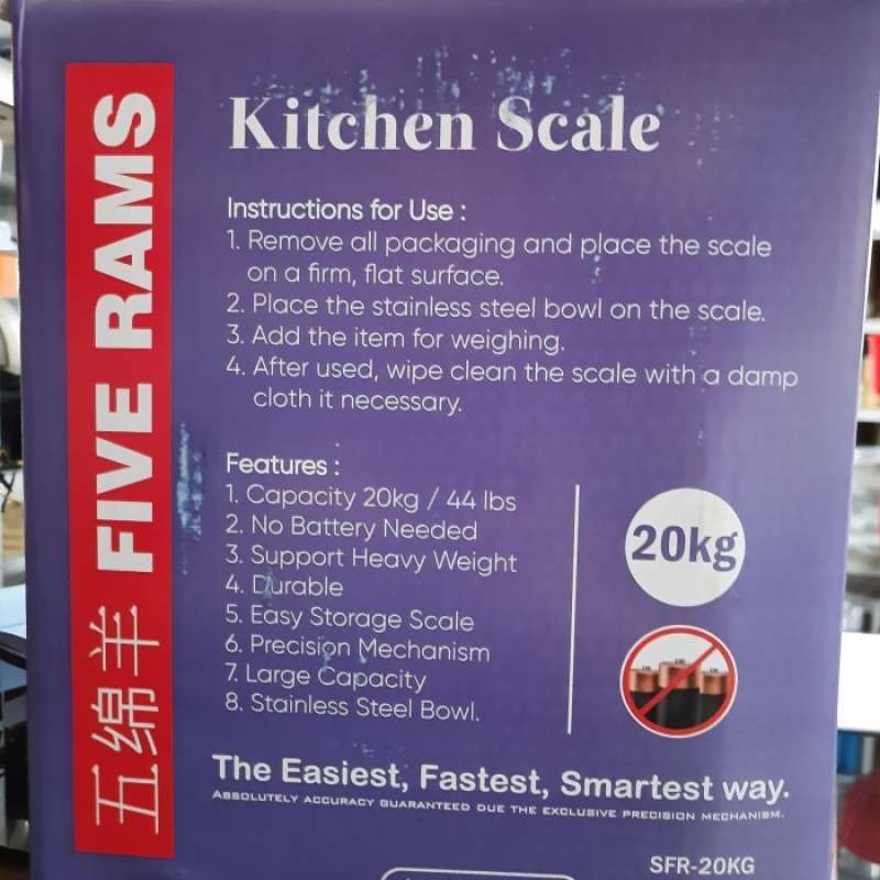 Jual Timbangan Jarum Buah 20 Kg Five Ram Goats Asli Di Seller Olebu Shop - Purwokerto Kulon, Kab ...