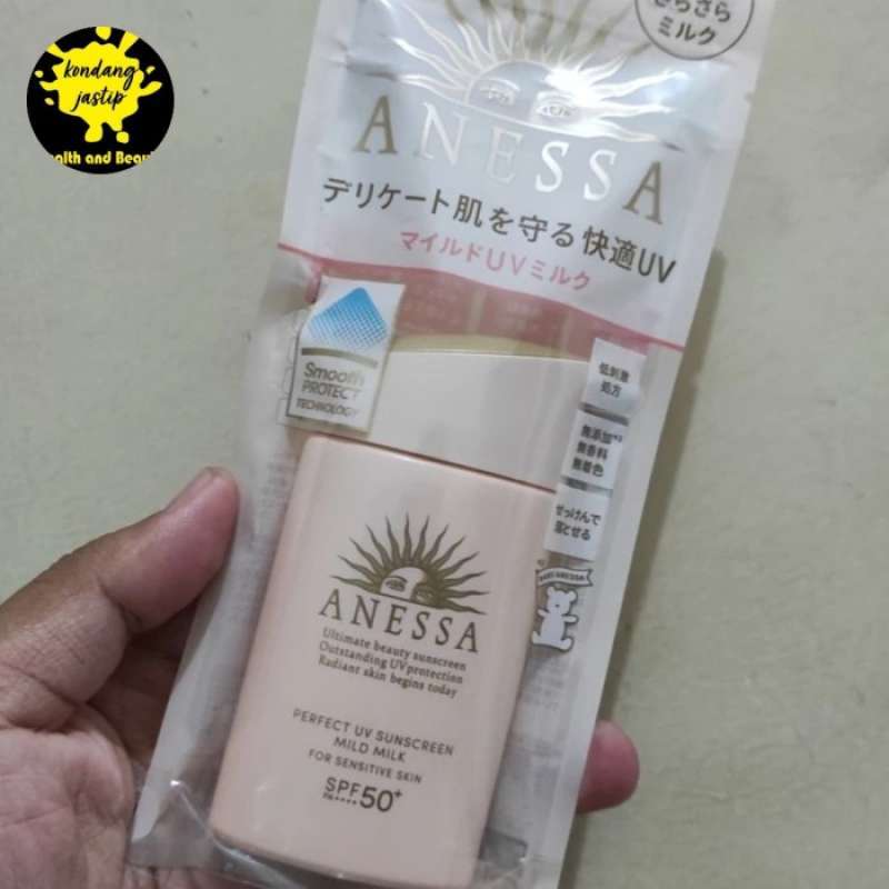 Promo Anessa Perfect Uv Sunscreen Mild Milk Spf 50 Kemasan 60 Ml ...