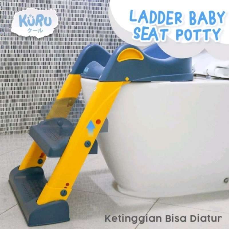 Promo Kuru Potty Training Ladder Step / Pispot Train Tangga Anak Toilet ...