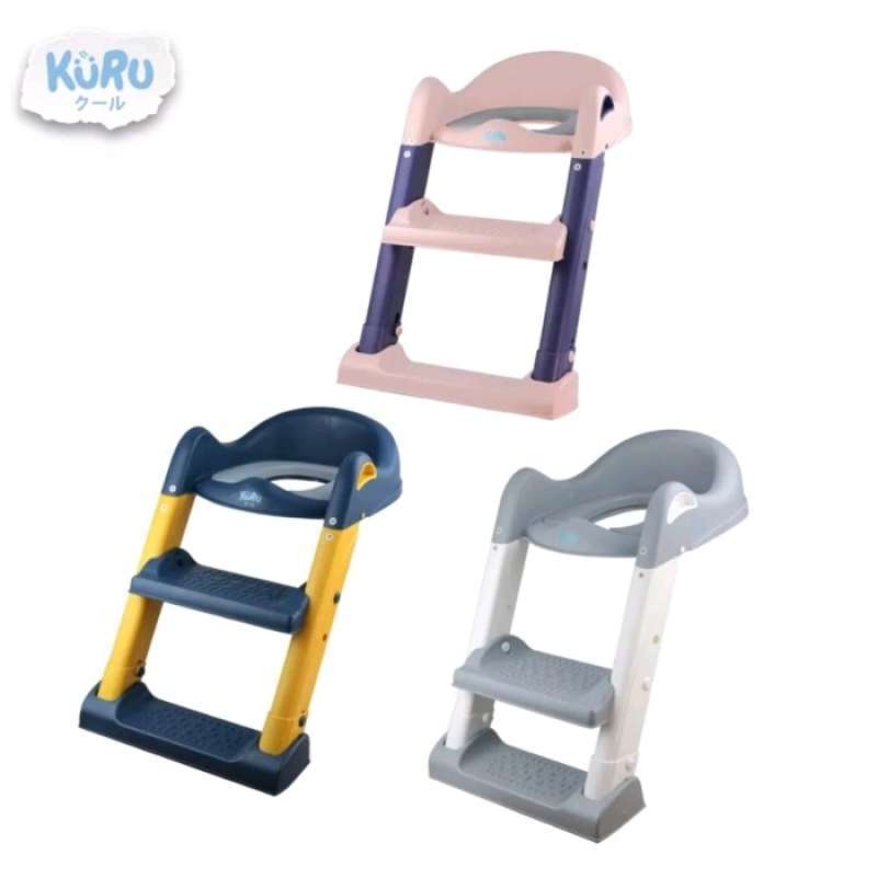 Promo Kuru Potty Training Ladder Step / Pispot Train Tangga Anak Toilet ...
