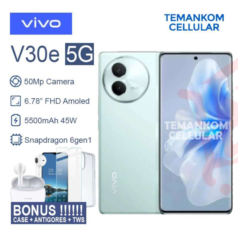 Jual Vivo V30e 5g 16gb 8gb 8/256 Nfc 8+8 Extend Ram 256gb Baru V30 E ...