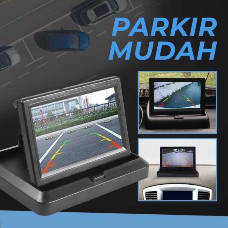 Promo Monitor Parkir Mobil Rear View Tft Lcd Foldable 5 Inch - Ht5 ...