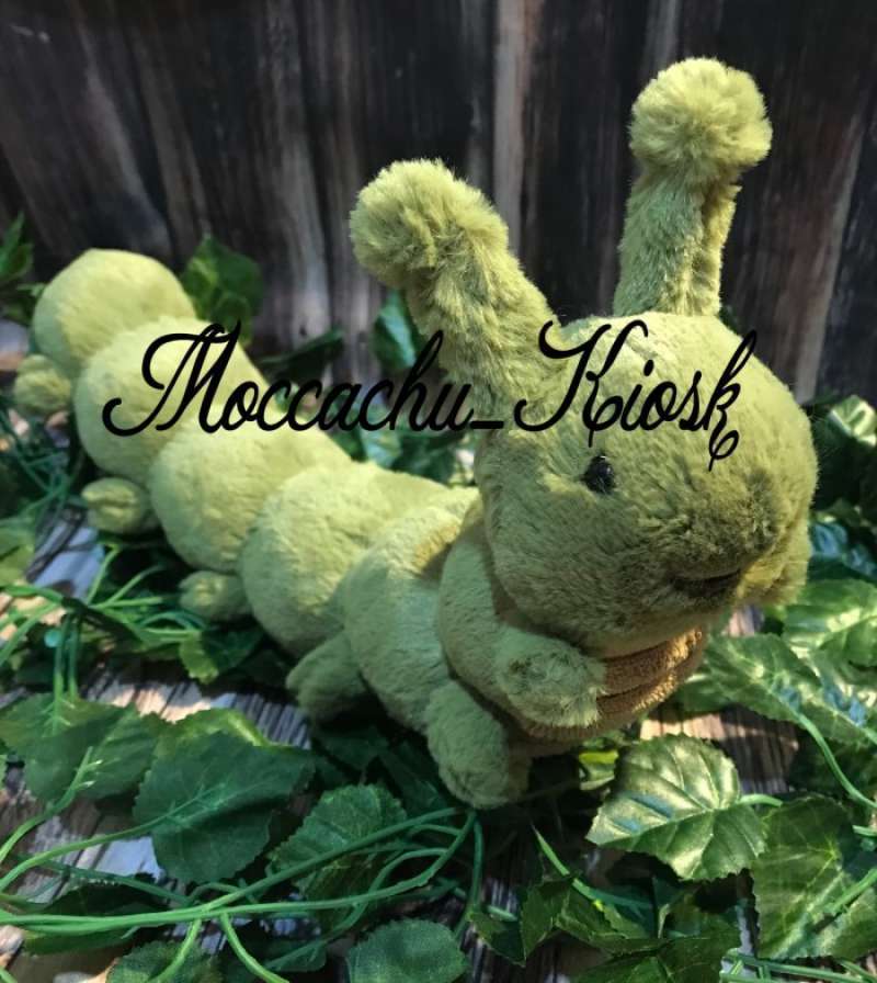 Jual Original Jellycat Doll Christopher Caterpillar / Boneka Ulat Hijau ...