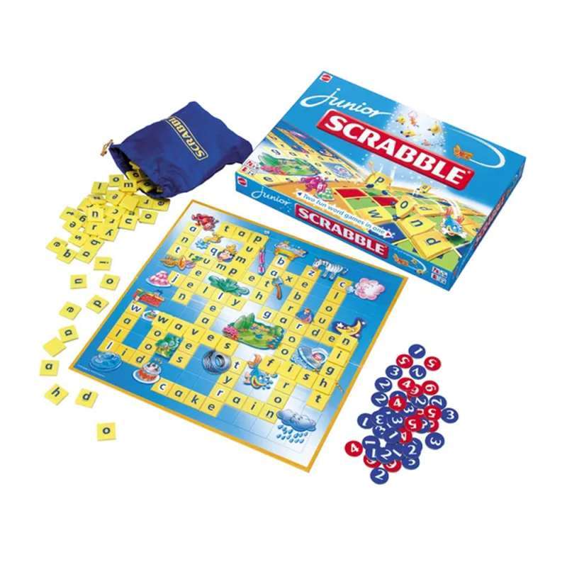 Jual Mattel Games Scrabble Junior Crossword Board Game Di Seller ...