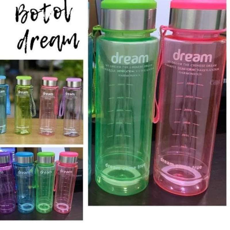Jual Botol Minum 1 Liter My Bottle Dream Transparan Warna B028 Di ...
