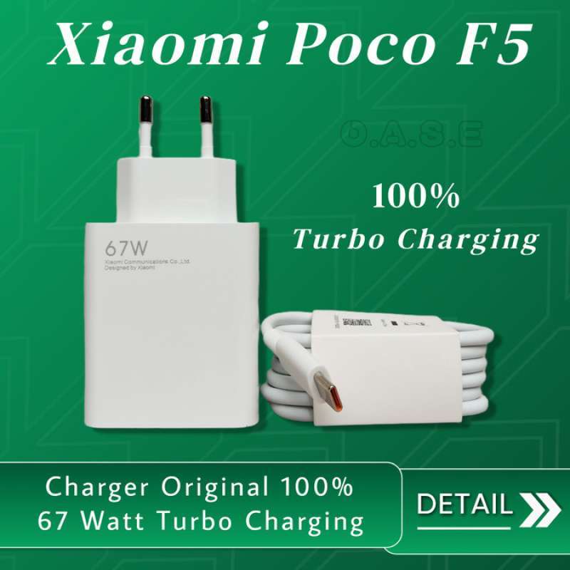 Promo Charger Poco F5 Usb Type C Turbo Charging 67 W Diskon 50% Di ...