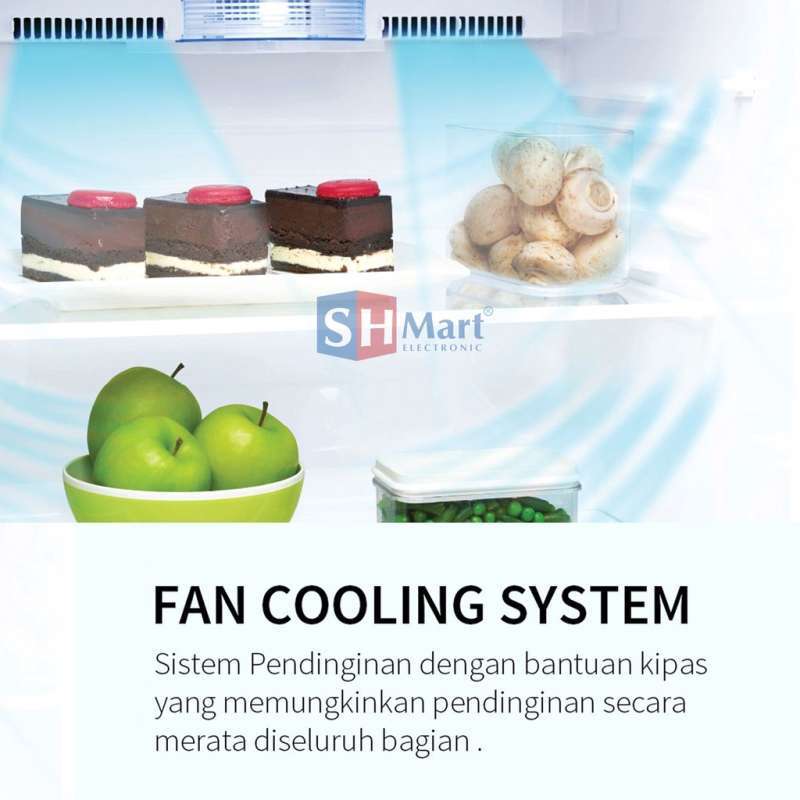 Jual Kulkas Sharp 2 Pintu Jumbo Sj-420gp-sd Kapasitas 338 Liter ...