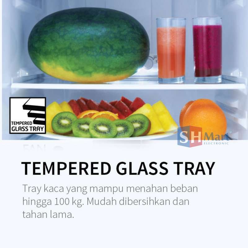 Jual Kulkas Sharp 2 Pintu Jumbo Sj-420gp-sd Kapasitas 338 Liter ...