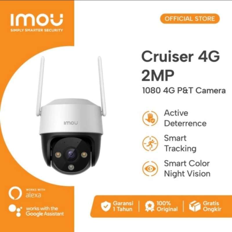 Jual Imou Cruiser 4g Sim Card 2mp Ptz Color Night Two Way Talk Di Seller Global Jaya Kom & Cctv ...