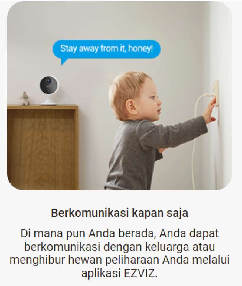 Jual Ezviz Cb1 2mp Smart Home Wifi Ip Camera Cctv Indoor 1080p Type C ...