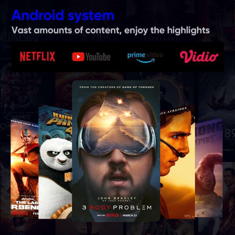 Promo Eroc - Mega Projector Full Hd 900 Ansi Android 9 Os 200 Screen ...