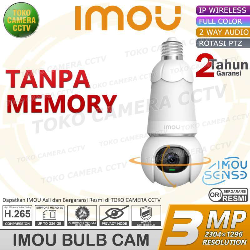 Jual Wifi Camera Panoramic Imou Bulb Cam 3mp Kamera Cctv Pintar Indoor ...