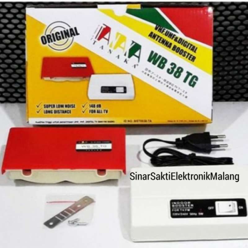 Jual Penguat Sinyal Booster Antena Tv Atas Bawah Tanaka Digital Boster ...