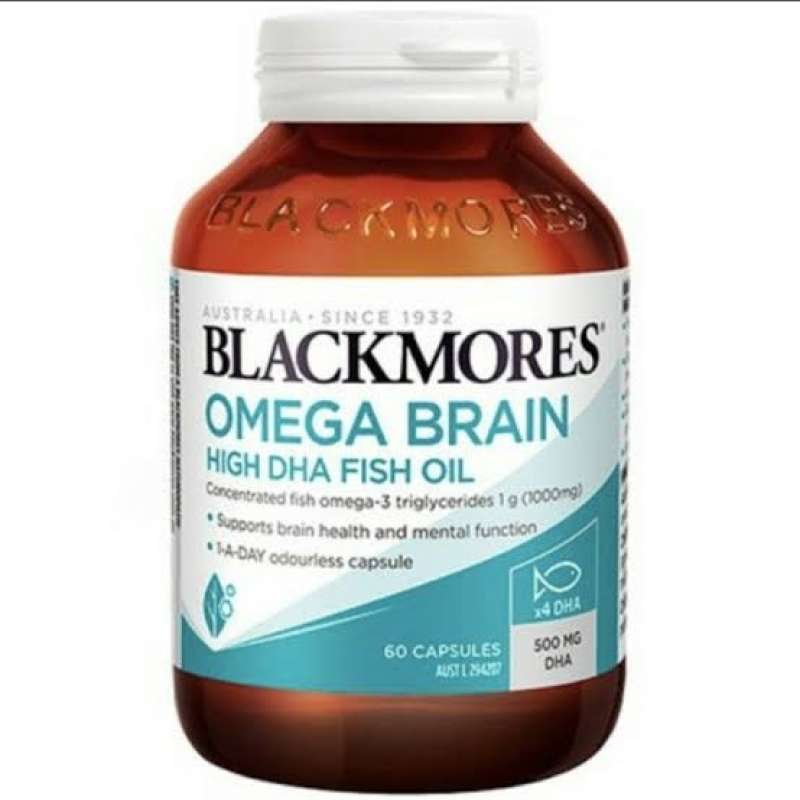 Promo Blackmores Omega Brain High Dha Fish Oil (60 Tablet) Diskon 33% ...