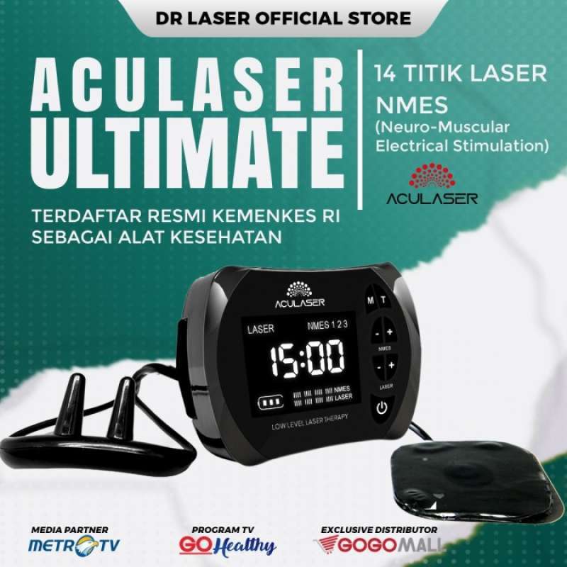 Promo Aculaser Ultimate 14 Titik Laser + Nmes Terapi Laser Go Healthy ...