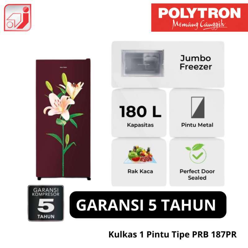 Jual Polytron Kulkas 1 Pintu Prb 187pr / Kulkas Polytron 1 Pintu Prb ...