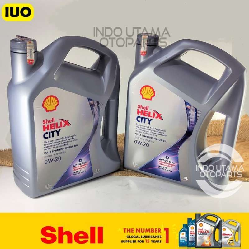 Promo Oli Mobil Shell Helix City 0w20full Synthetic Api Sp 4 Liter ...