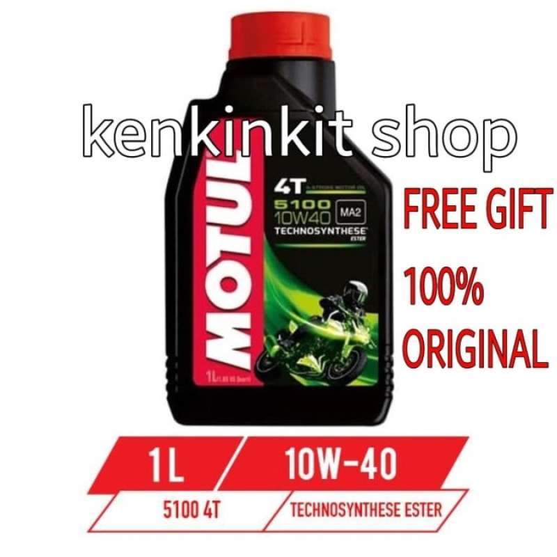 Promo Oli Motul 4t/5100/10w40/1l/ester/technosynthese/ Import Diskon 26% Di Seller Toplets Shop ...