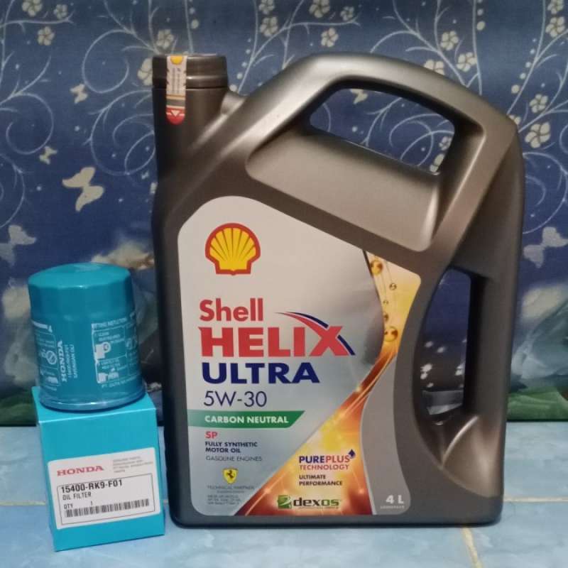 Promo Paket Ganti Oli Shell Ultra 5w-30 Diskon 12% Di Seller Toplets ...