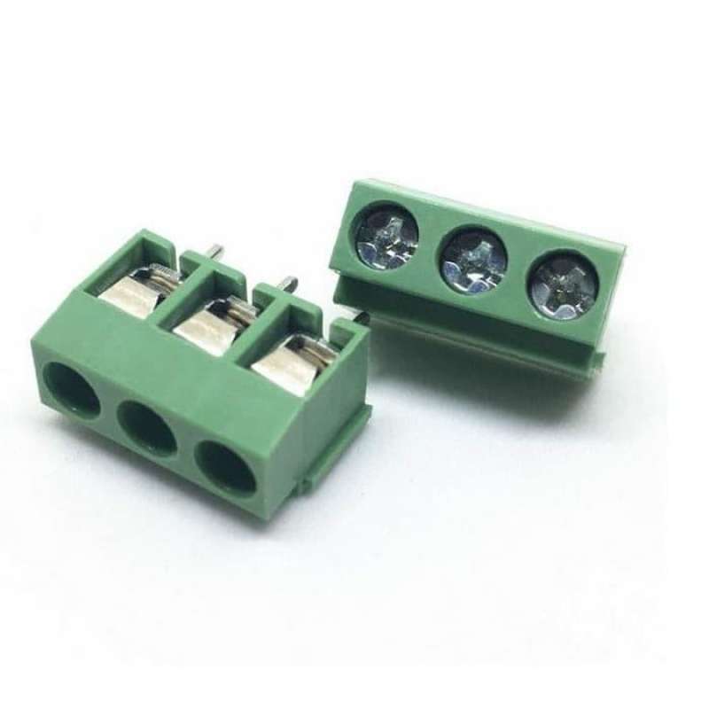 Jual Terminal Block 5mm 126-3pin Green+ Di Seller It Electro ...