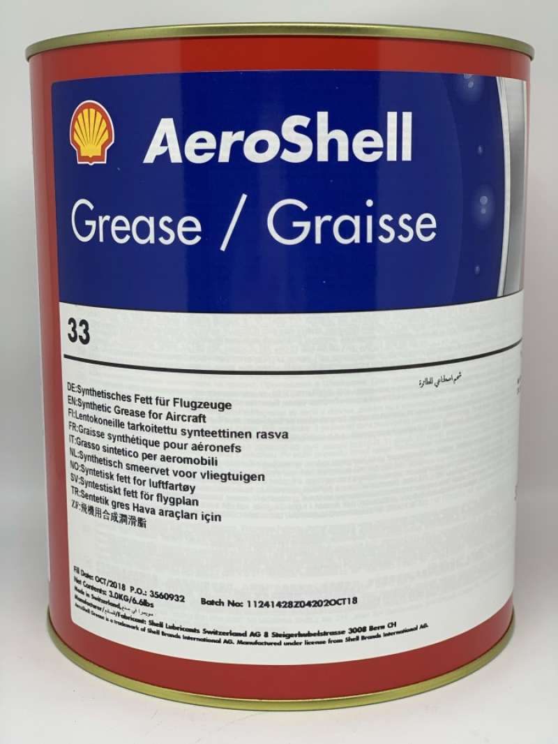 Promo Aeroshell Grease 33 Synthetic Grease For Aircraft (3kg) Diskon 2% Di Seller Toplets Shop ...