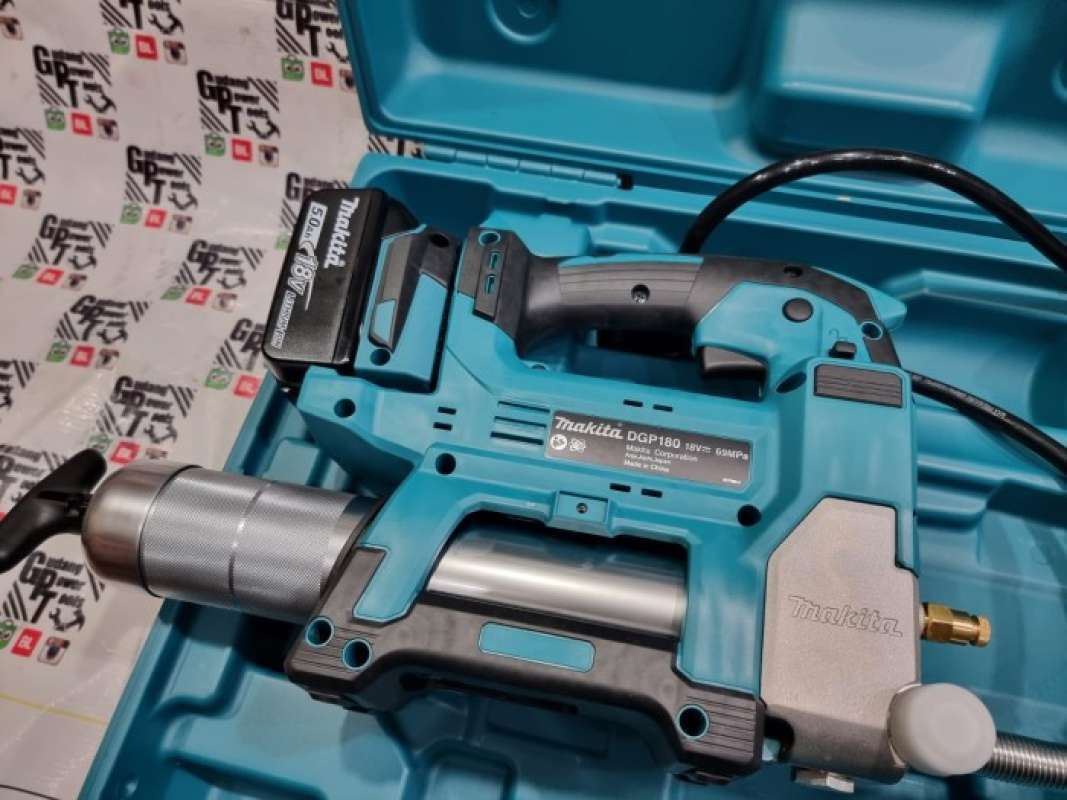 Jual Mesin Grease Gun Pompa Gemuk Cordless Baterai Makita Dgp180z Dgp ...