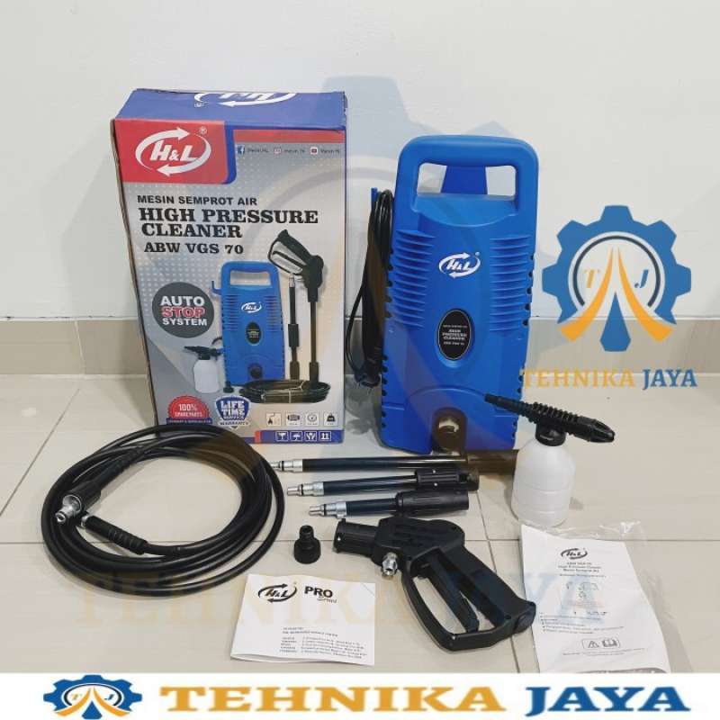 Promo Jet Cleaner H&l Abw Vgs 70 Mesin Steam Cuci Mobil Motor Ac Auto Stop - Vgs 70 + 20m Diskon ...