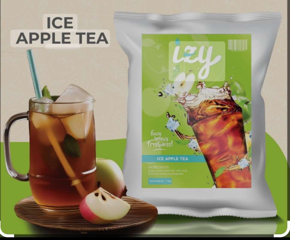 Jual Izy Tea Powder - Apple Iced Tea / Bubuk Minuman Teh Rasa Apel Di ...
