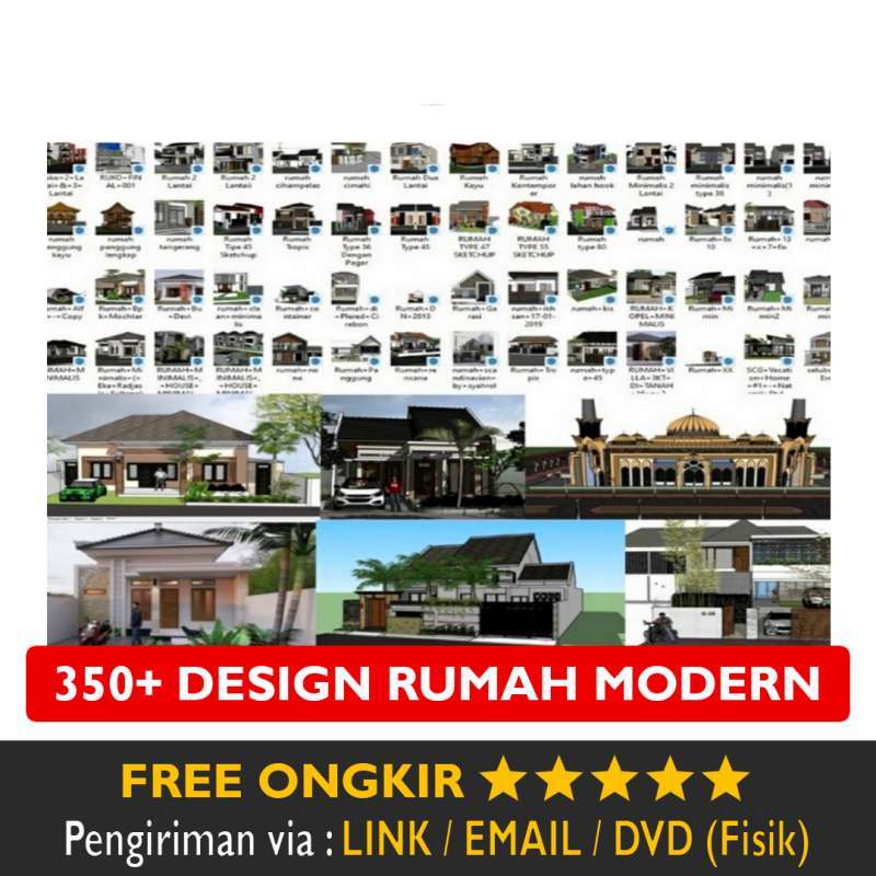 Promo 350+ Koleksi Desain Bangunan Rumah 3d Sketchup Home House Design ...