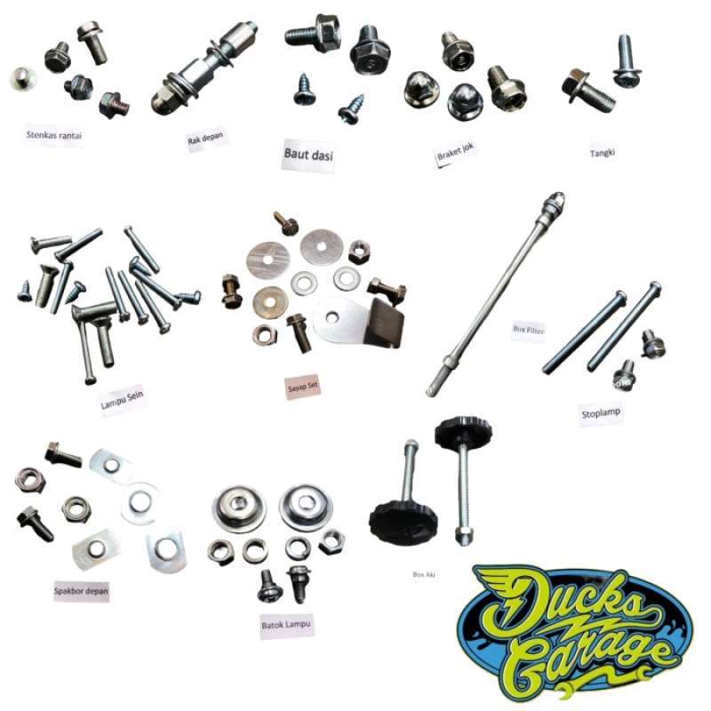 Promo Baut Baud Body Fullset Honda C70 Detail Original Diskon 23% Di ...
