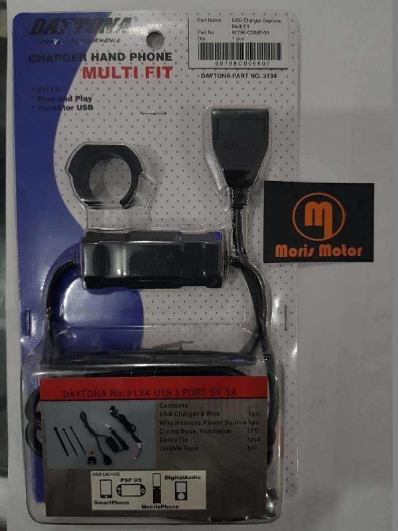 Promo Usb Charger Daytona Yamaha Diskon 23% Di Seller Zuma Storee ...