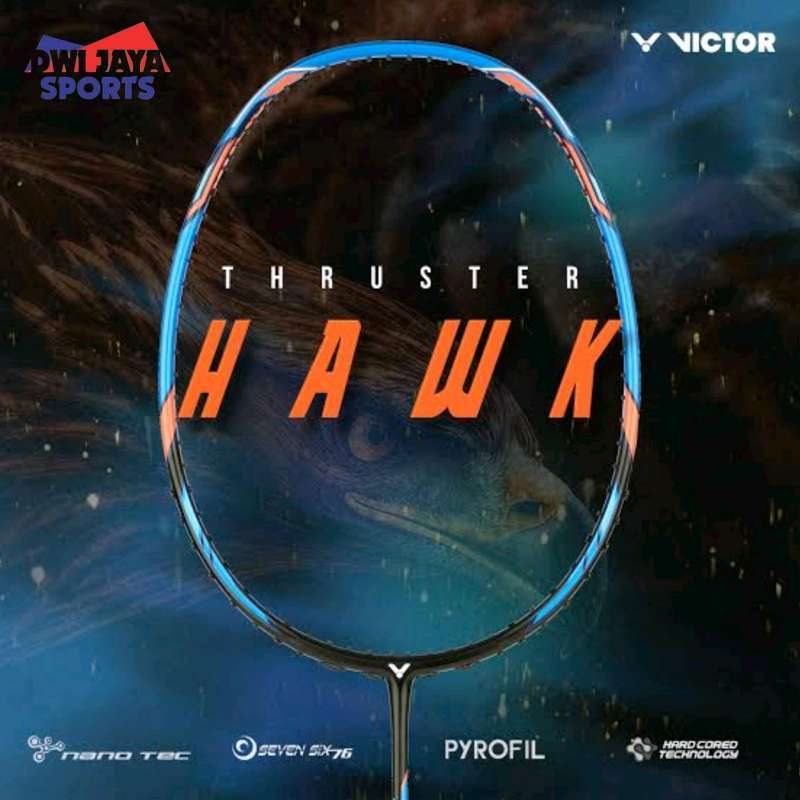 Jual Victor Thruster Hawk | Tk-hawk F Badminton Racket - 5u Vbs-66 Nano ...