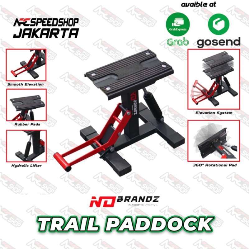 Promo Standar Paddock Tengah Motor Cross Trail Jack Stand Jackstand ...